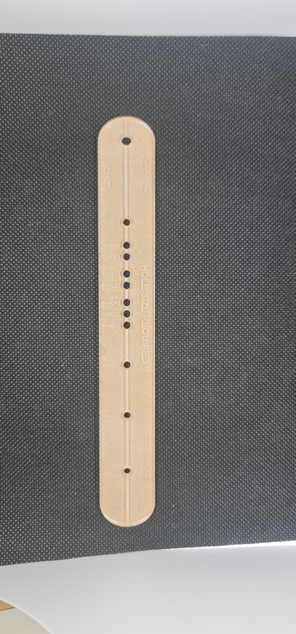 Hole cutout template – DLM products